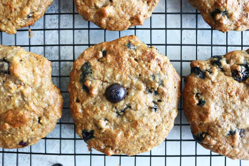 Fluffy Blueberry Muffin Cookies in 20-Minutes - The Toasted Pine Nut