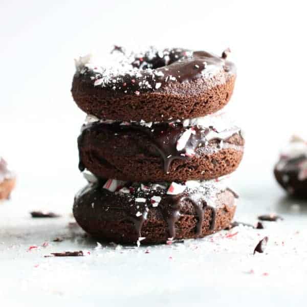Chocolate Peppermint Donuts - The Toasted Pine Nut