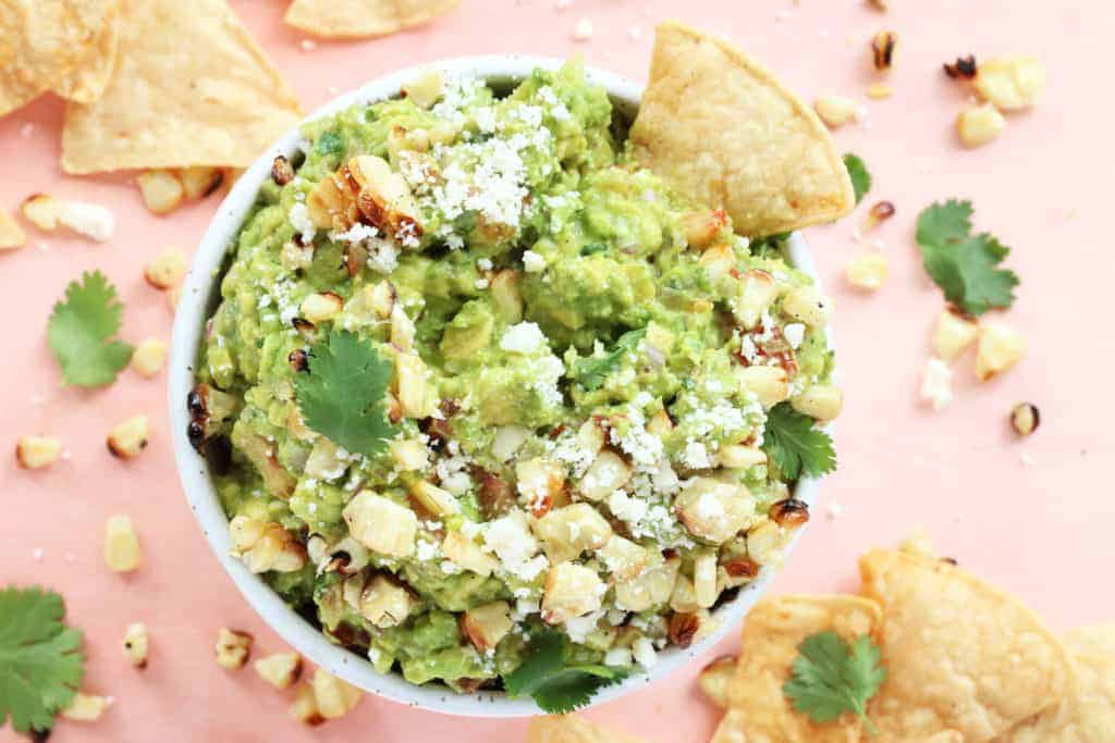Loaded Cotija + Corn Guacamole - The Toasted Pine Nut