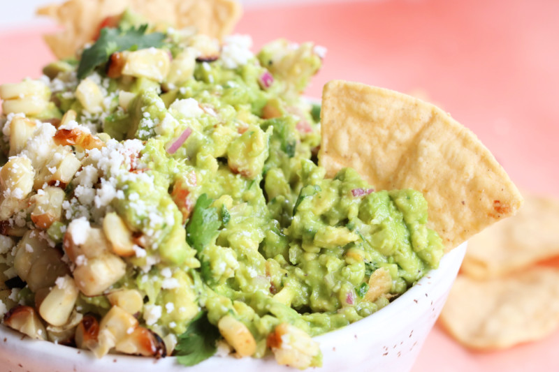 Loaded Cotija + Corn Guacamole - The Toasted Pine Nut