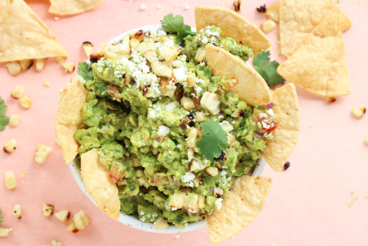 Loaded Cotija + Corn Guacamole - The Toasted Pine Nut