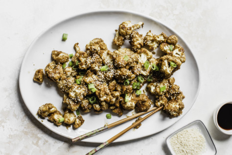 SunButter Cauliflower Poppers - The Toasted Pine Nut