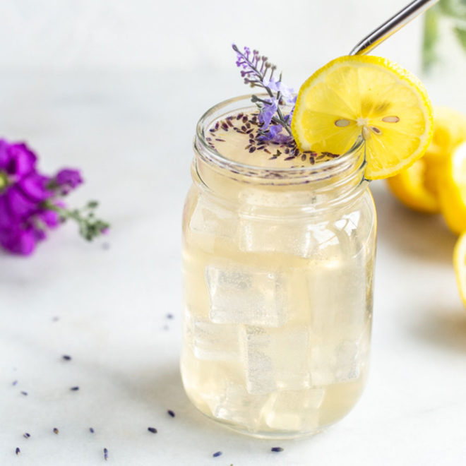 Sparkling Vodka Lavender Lemonade - The Toasted Pine Nut