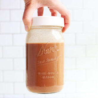 Rich & Creamy Chocolate Oat Milk - The Toasted Pine Nut