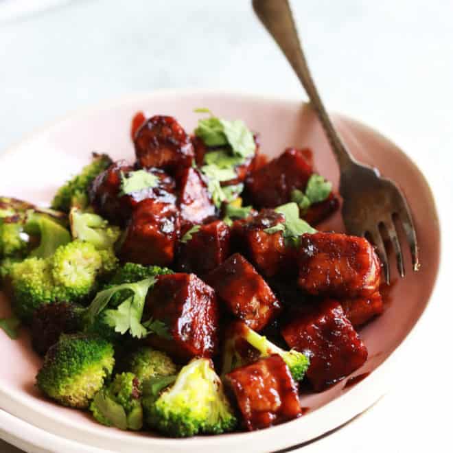 Sweet Balsamic Tempeh - The Toasted Pine Nut