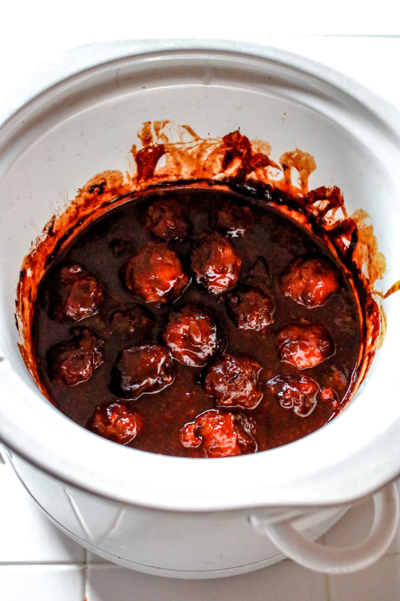 Slow Cooker BBQ Turkey Meatballs - The Toasted Pine Nut