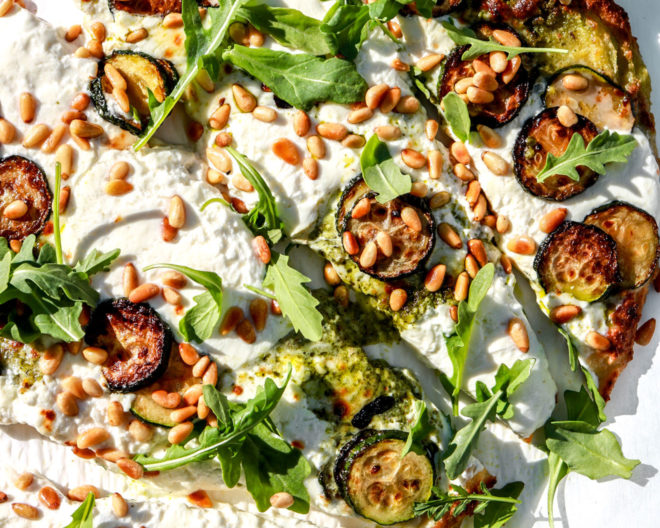 Low Carb Cauliflower Flatbread - The Toasted Pine Nut