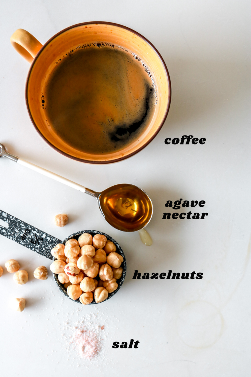 Dairy Free Creamy Hazelnut Coffee - The Toasted Pine Nut