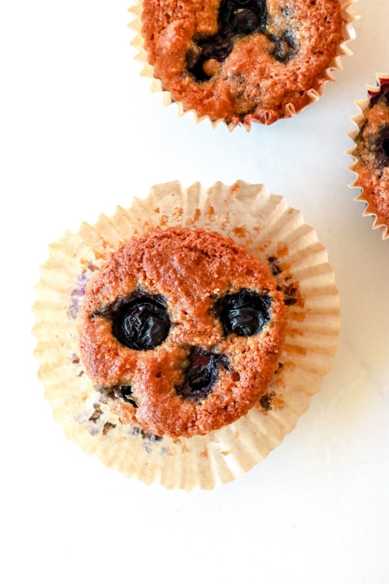 Tender Gluten Free Blueberry Muffins with Almond Flour - The Toasted ...