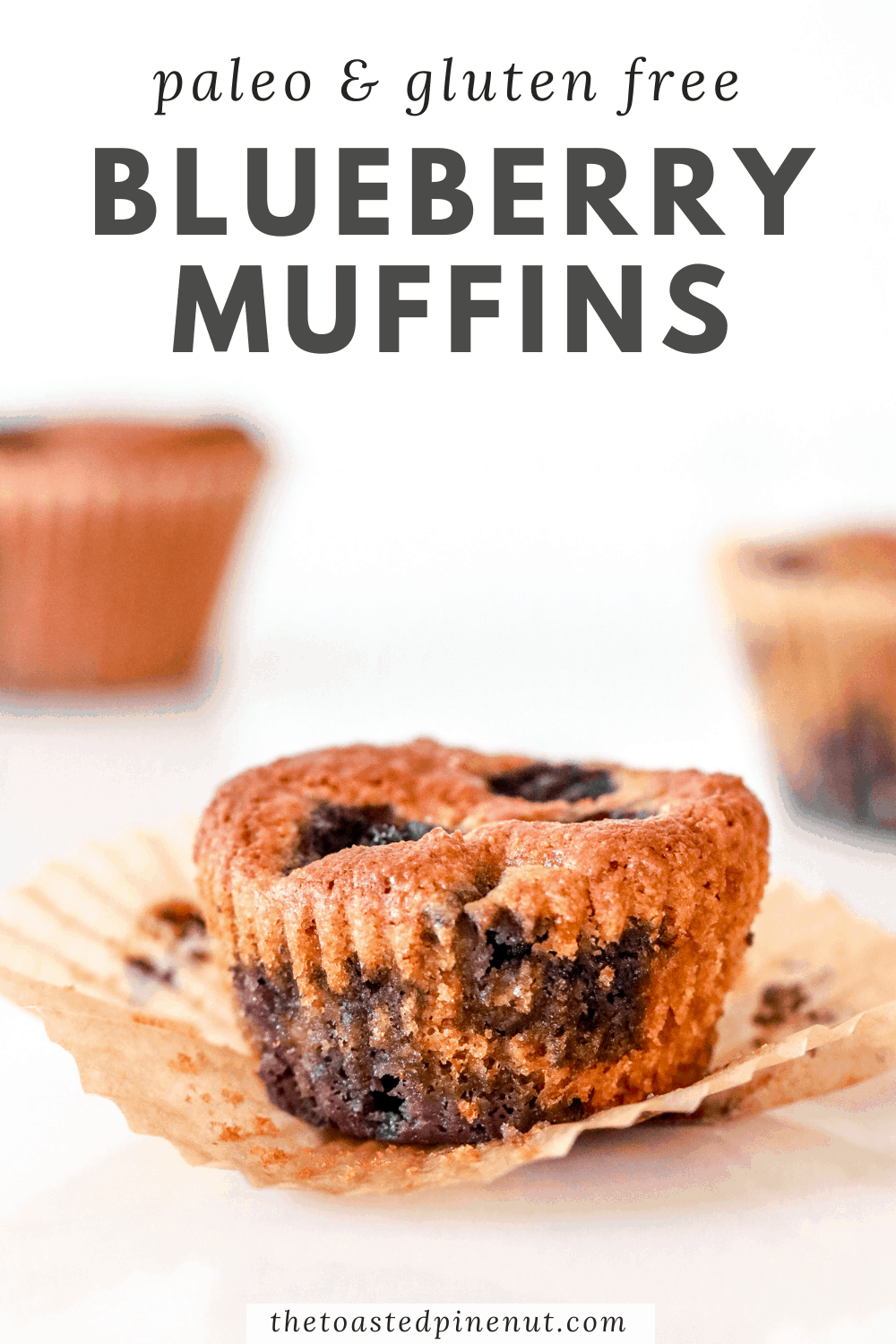 Tender Gluten Free Blueberry Muffins with Almond Flour - The Toasted ...