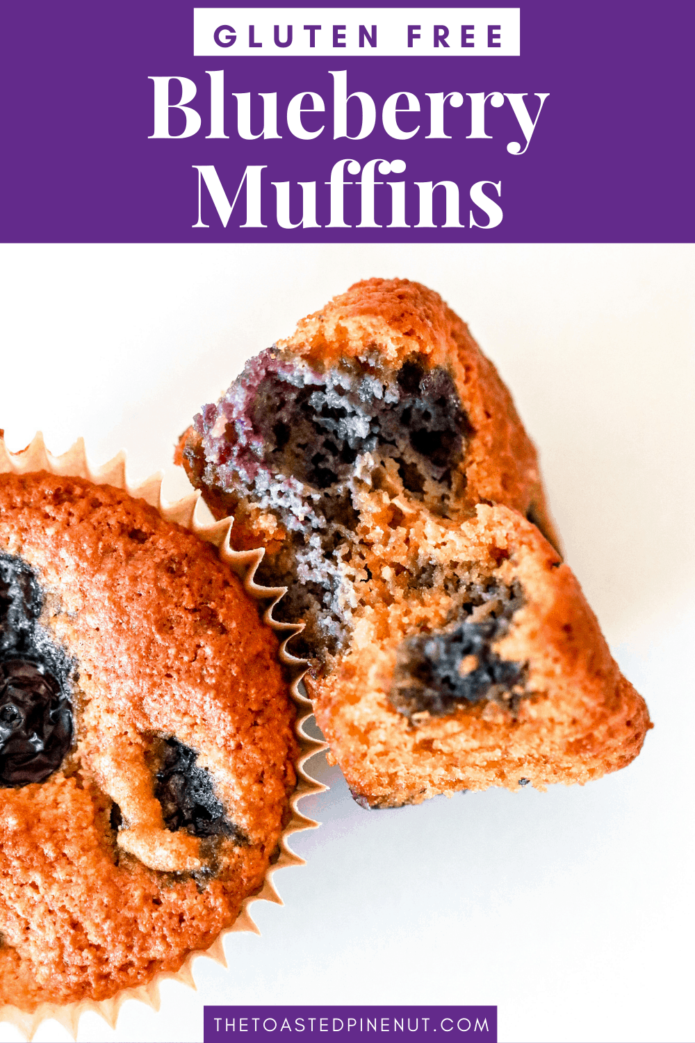 Tender Gluten Free Blueberry Muffins with Almond Flour - The Toasted ...