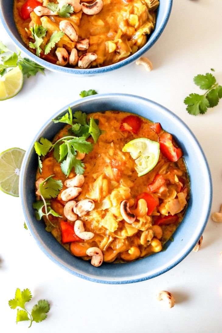 Rich & Creamy Vegan Jackfruit Curry (in 35 min!) - The Toasted Pine Nut