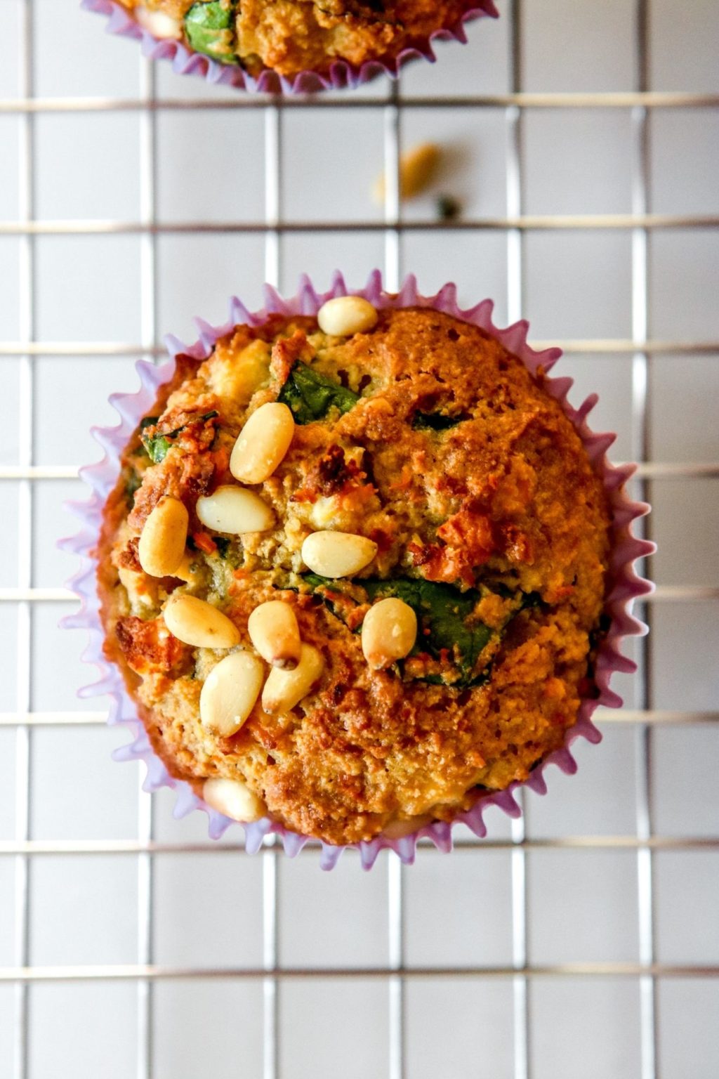 Savory Spinach & Feta Muffins - The Toasted Pine Nut