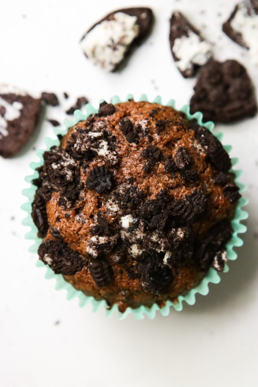 20-Min Double Chocolate Oreo Muffins - The Toasted Pine Nut